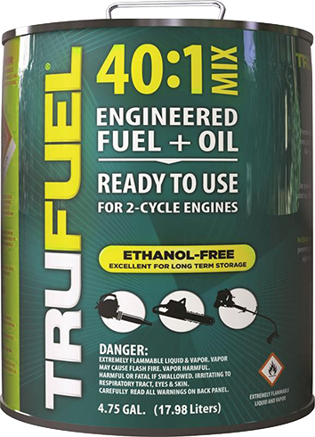 Premixed 40:1 Fuel | TruFuel 2-Cycle Fuel for 2-Stroke Engines